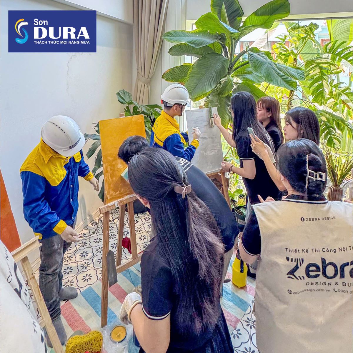 Sơn Dura kết hợp cùng thiết kế và thi công nội thất Zebra